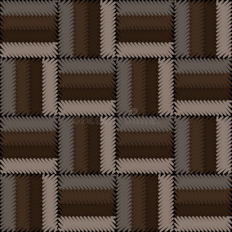 Geometric Embroidery Style Checkered Zigzag, Dashed Lines, Hatches ...