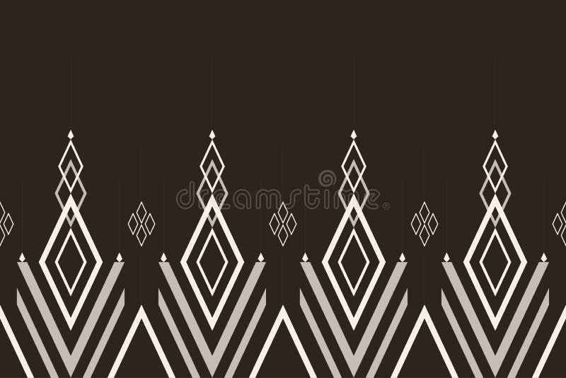 Geometric Ethnic Pattern Seamless Pattern Vector. Style Ethnic Abstract ...
