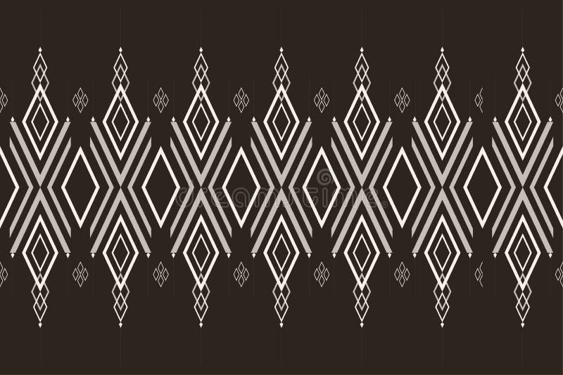 Geometric Ethnic Pattern Seamless Pattern Vector. Style Ethnic Abstract ...