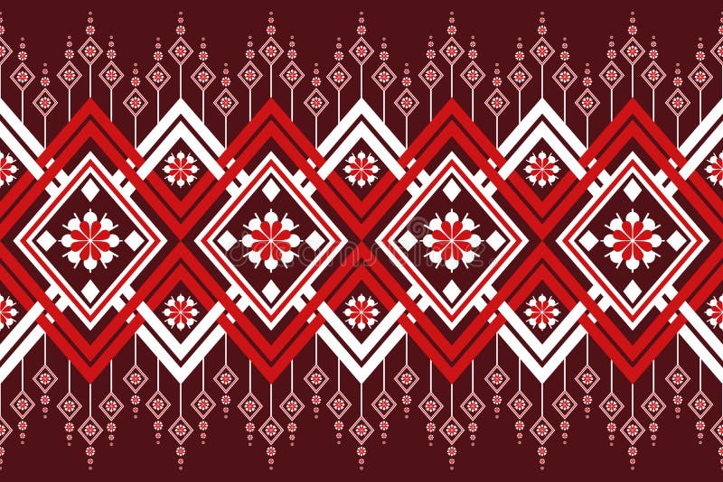 Geometric Ethnic Pattern 006 Stock Illustration - Illustration of ...