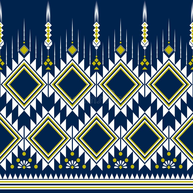 Geometric Ethnic Pattern Traditional. Stock Illustration - Illustration ...