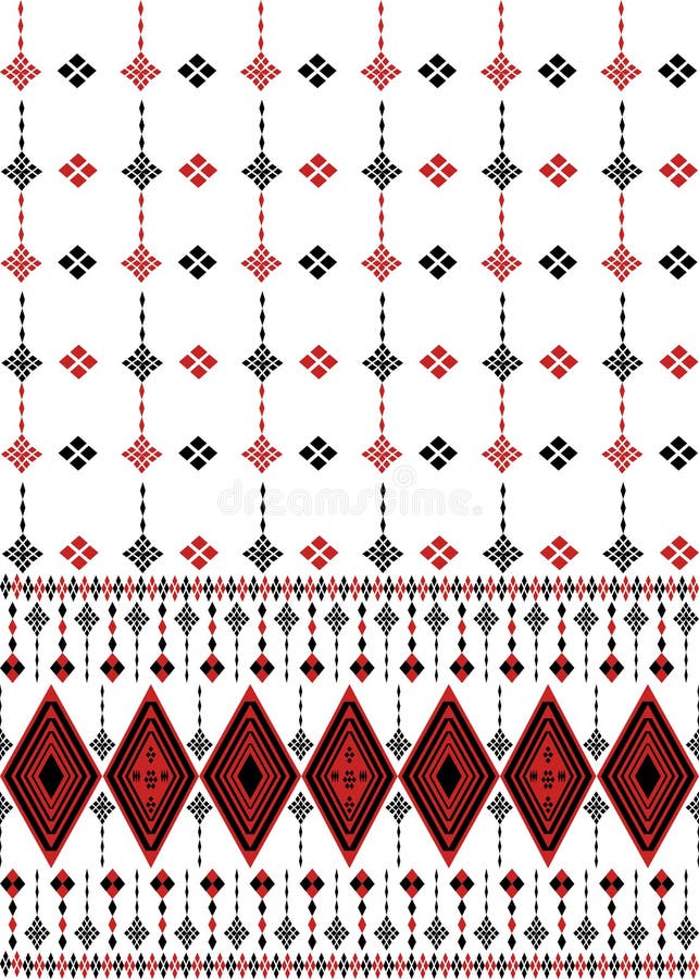 Geometric Ethnic Pattern, Vector, Seamles Pattern, Navajo Stock Vector ...