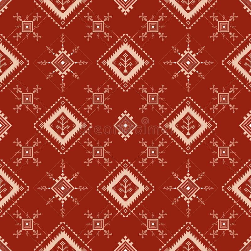 Geometric Ethnic Seamless Pattern Traditional, Fabric, Navajo, Native ...