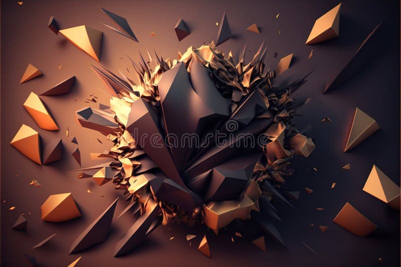 Geometric Explosion Power Design, Abstract, Backgrounds Stock ...