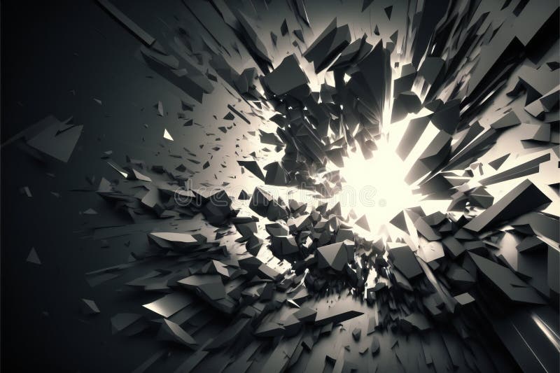 Geometric Explosion Power Design, Abstract, Backgrounds Stock ...