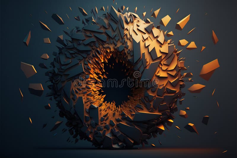 Geometric Explosion Power Design, Abstract, Backgrounds Stock ...