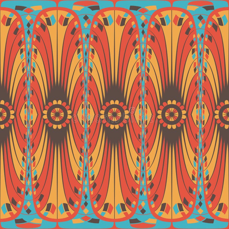 Geometric Extravaganza Pattern Stock Illustration - Illustration of ...