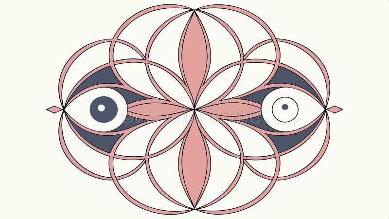 Geometric Eye Pattern, Abstract and Modern Design Element Vector Design ...