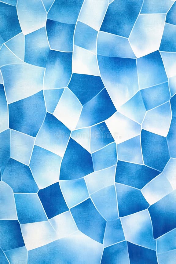 Soft Blue Geometric Fabric Pattern Creating a Seamless Design for ...