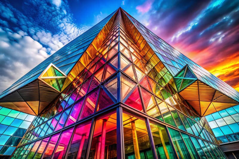 Geometric Facade Design Exploring Modern Architecture with Plastic ...