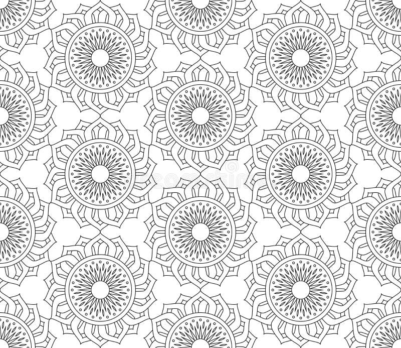 Geometric and Fashion Design Print Sun Mandala Pattern Texture Stock ...