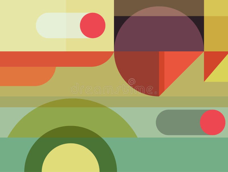 Geometric Fashion Design. Various Shapes in the Form of Technical ...