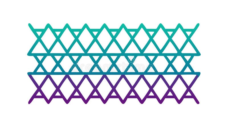 Geometric Fence Pattern, a Modern Abstract Crosshatch Design ...