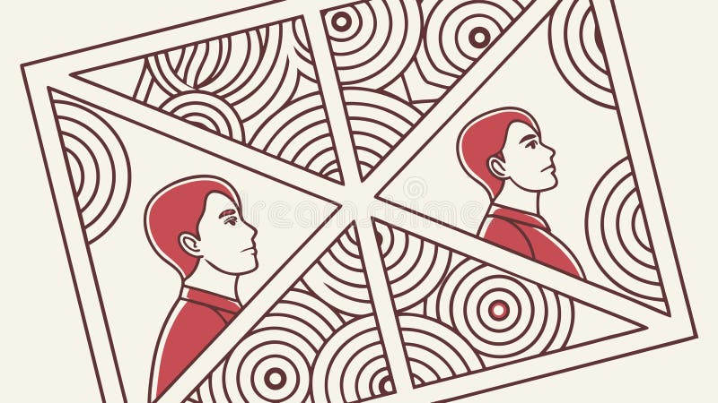 Geometric Figures in Boxes, Structured Data and Organization, Vector ...