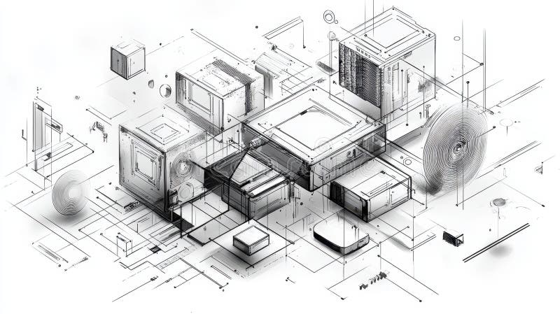 Geometric Figures of Different Shapes , Vintage Line Drawing ...