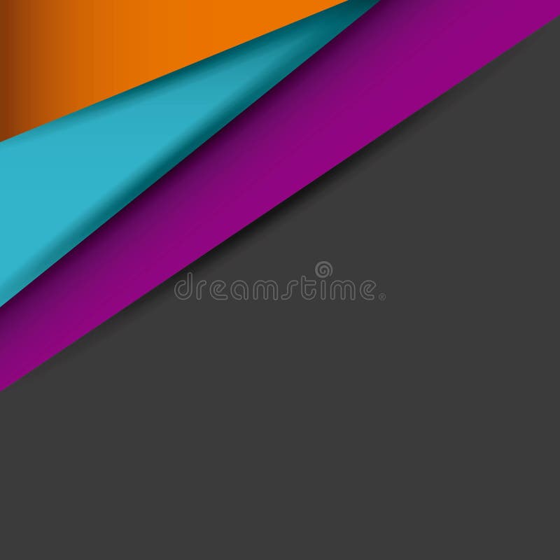 Geometric Figures Paint Colors Stock Vector - Illustration of style ...