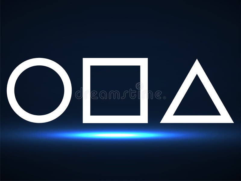 Geometric Figures: Square, Circle, and Triangle. Vector Stock Vector ...