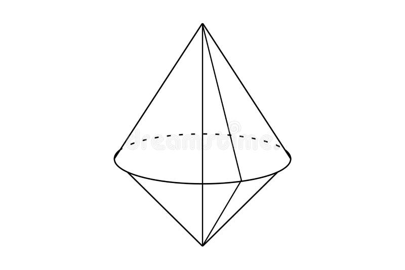 Geometric Figures, Triangular Pyramid Outline Icon. Piramid Infographic ...