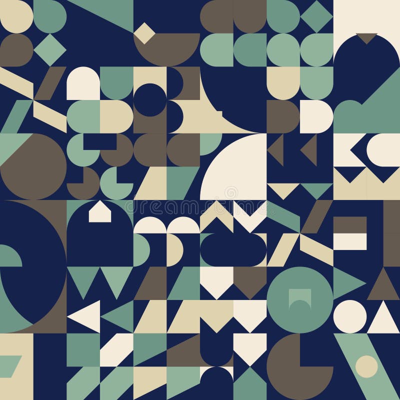 Geometric Figurine Abstract Background. Stock Illustration ...