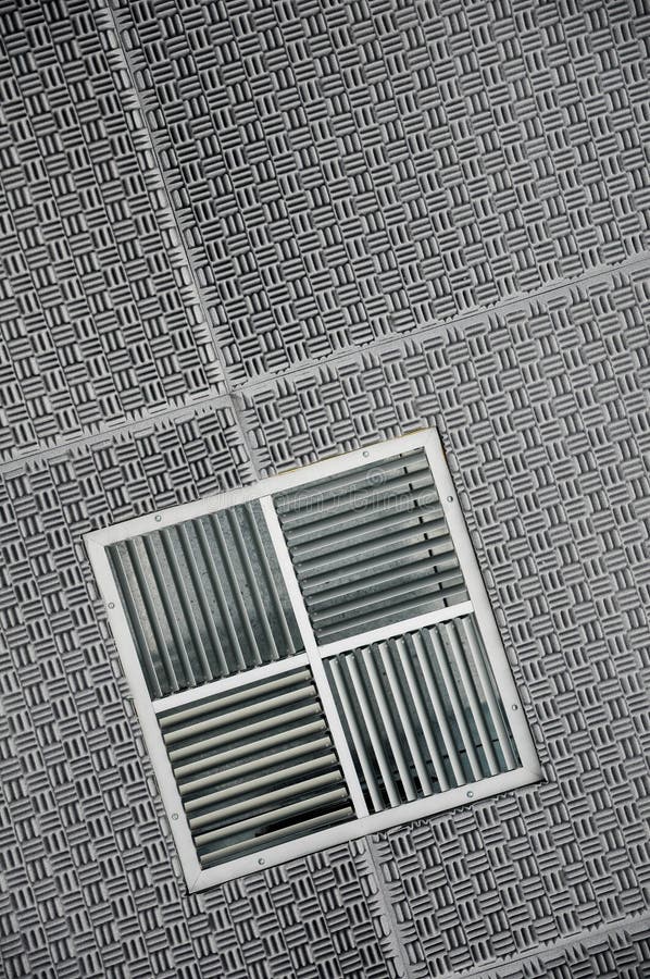 Floor Pattern with Central Square Vent, Modern Textured Design Stock ...