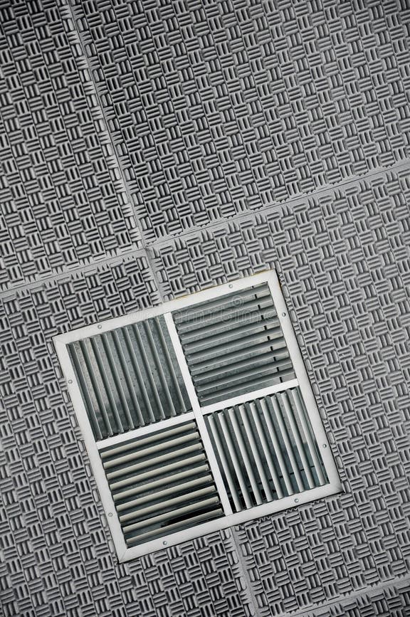 Floor Pattern with Central Square Vent, Modern Textured Design Stock ...