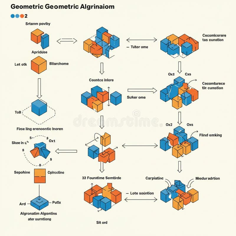 Geometric Flowchart Stock Illustrations – 6,239 Geometric Flowchart ...