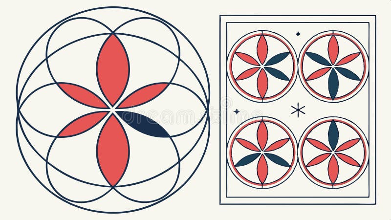 Geometric Flower Pattern, Decorative Design for Backgrounds and Art ...