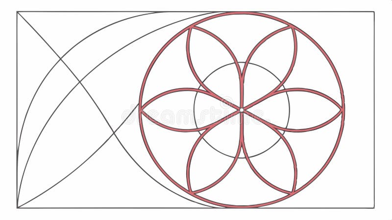 Geometric Flower Pattern, Decorative and Floral Design Element Vector ...