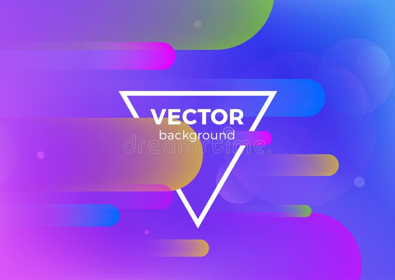 Geometric Fluid Abstract Motion Vector Background. Poster Banner Design ...