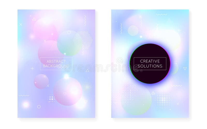 Geometric Fluid. Magic Vector. Minimal Shape. Dynamic Dots Stock Vector ...