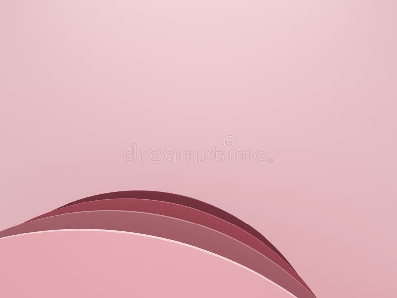 Geometric Form in Pink Background Stock Illustration - Illustration of ...