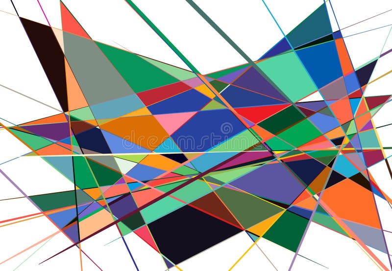 Geometric Formation Mosaic, Tessellation Design Element, Background ...