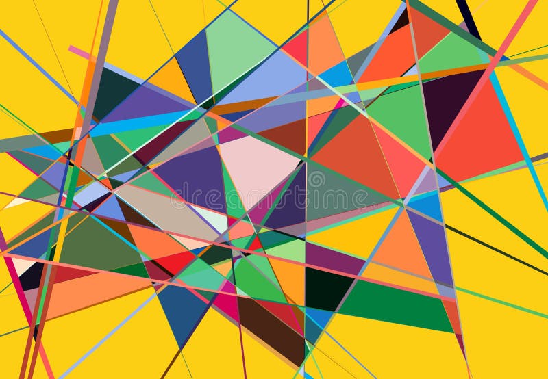 Geometric Formation Mosaic, Tessellation Design Element, Background ...