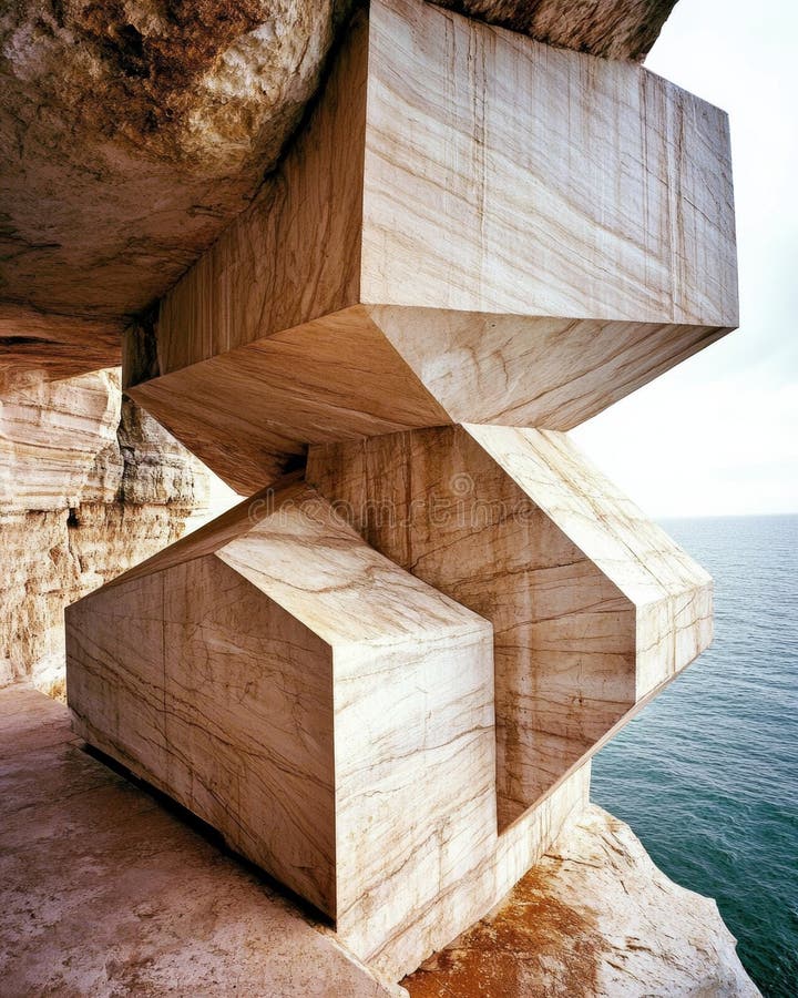 Geometric Forms Meet Ocean: a Captivating Architectural Structure ...