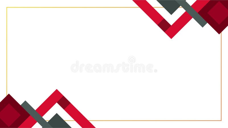 Geometric Frame Border Isolated on White Background Stock Video - Video ...