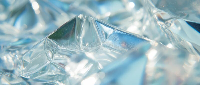 Geometric Frosted Glass Creating Sharp Lines and Diffused Light in ...