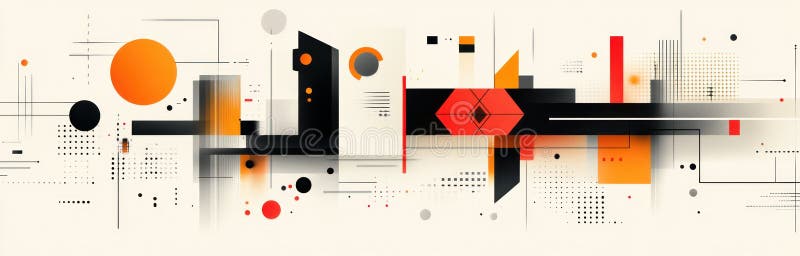 Geometric Fusion: Vibrant Shapes and Patterns at an Intersection of ...