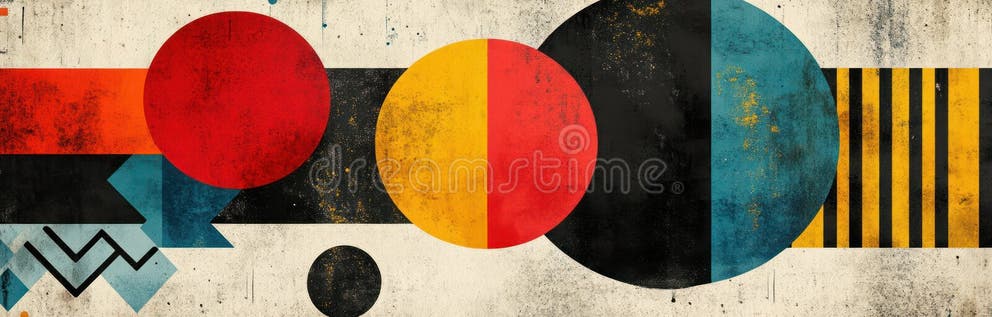 Geometric Fusion: Vibrant Shapes and Patterns at an Intersection of ...