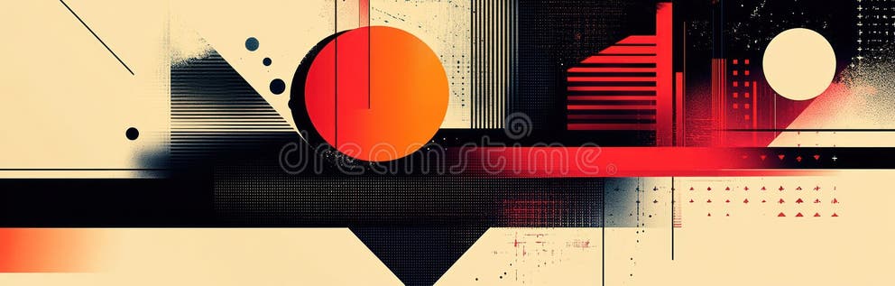 Geometric Fusion: Vibrant Shapes and Patterns at an Intersection of ...