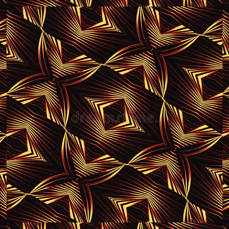 Geometric Futuristic Dynamic Pattern Stock Illustration - Illustration ...