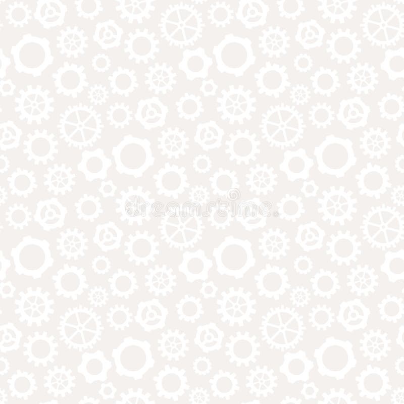 Geometric Gear Light Gray Graphic Design Cog Wheel Pattern Stock Vector ...
