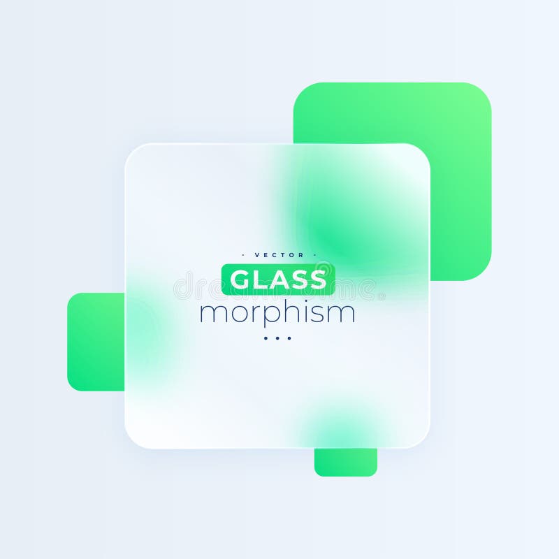 Geometric Glassmorphism Background for Modern UI Element Stock Vector ...