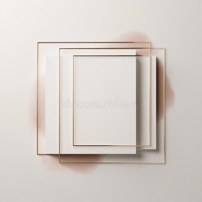 Geometric Gold Line Background on a Soft White Base with Gradients ...
