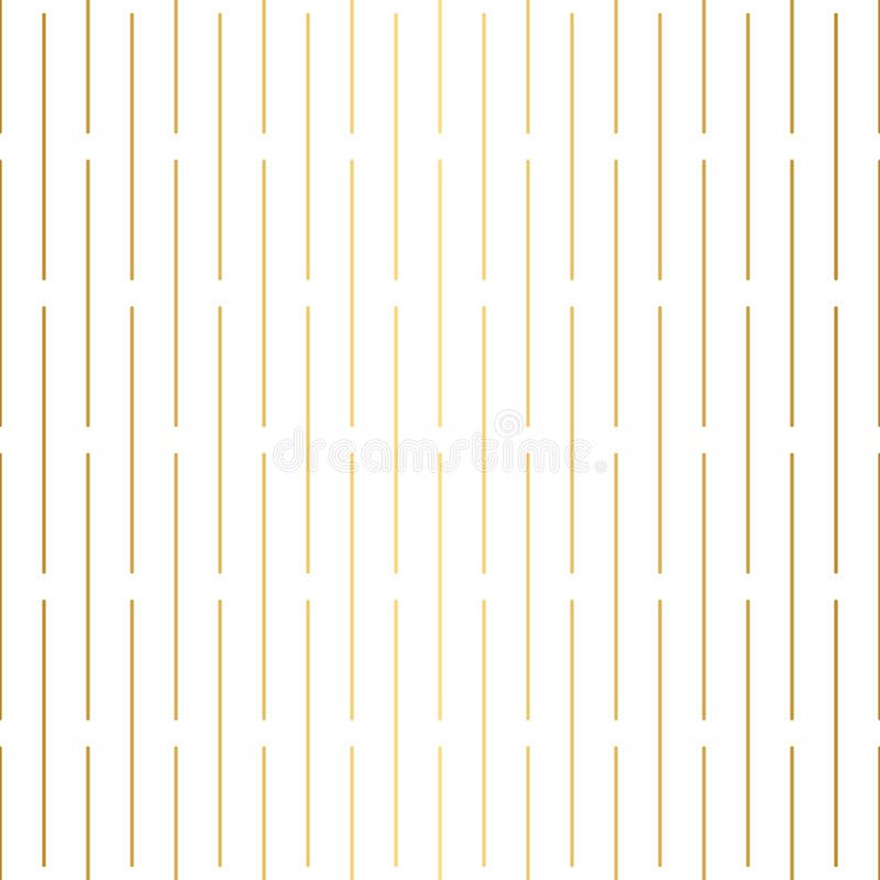Geometric Gold Line Pattern on White Background Stock Illustration ...