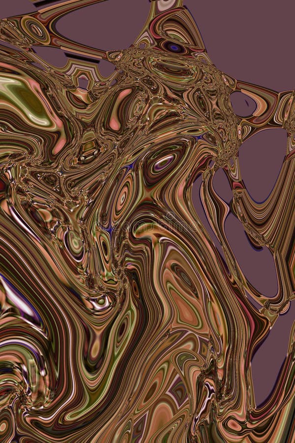 Geometric Golden Abstract Pattern. Colorful Psychedelic Vertical Art ...