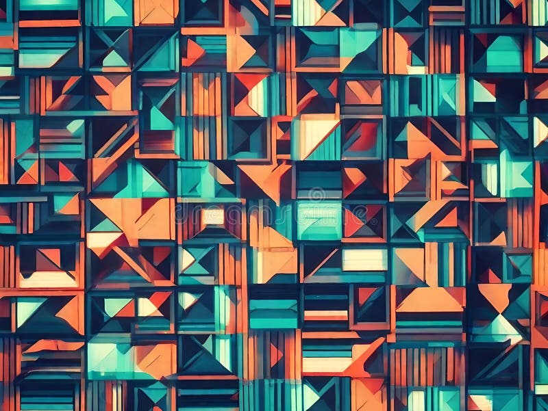 Geometric Graphic Background Stock Illustration - Illustration of ...