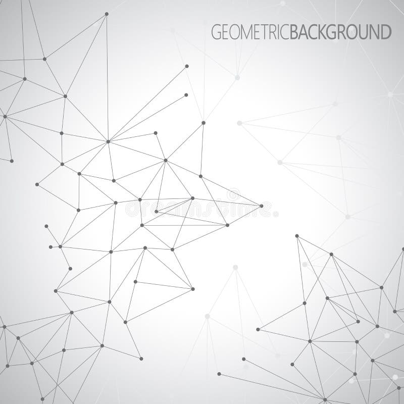 Geometric Gray Background for Your Design and Your Stock Vector ...