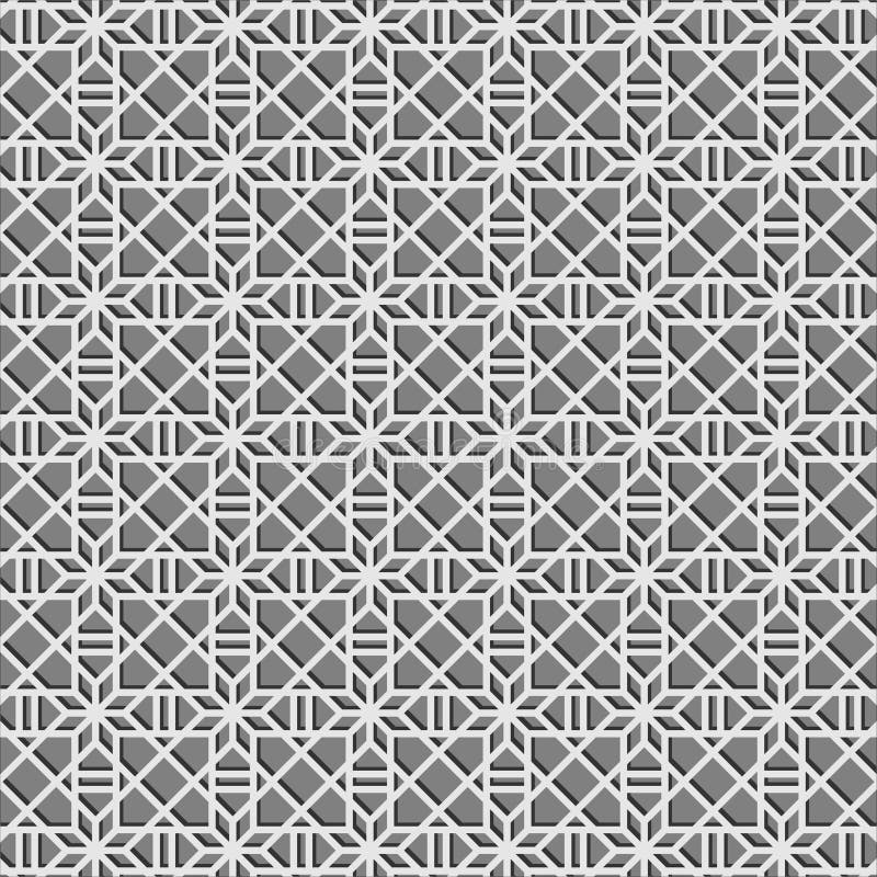 Geometric Gray Pattern Background Texture Stock Vector - Illustration ...