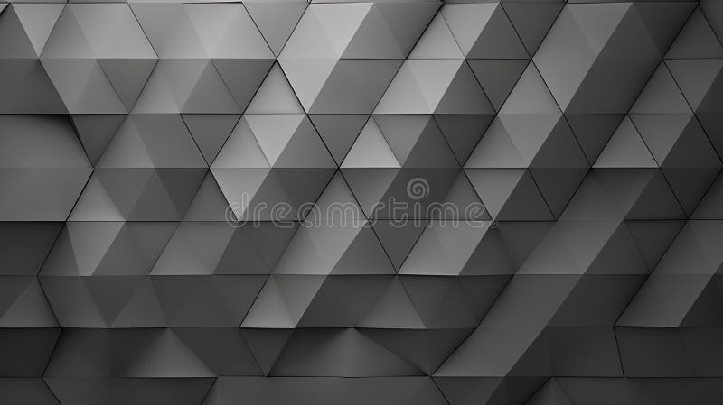 Geometric Gray Patterned Background Stock Illustration - Illustration ...