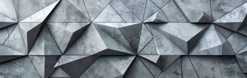 Geometric Gray and White Triangles Concrete Texture Background for ...
